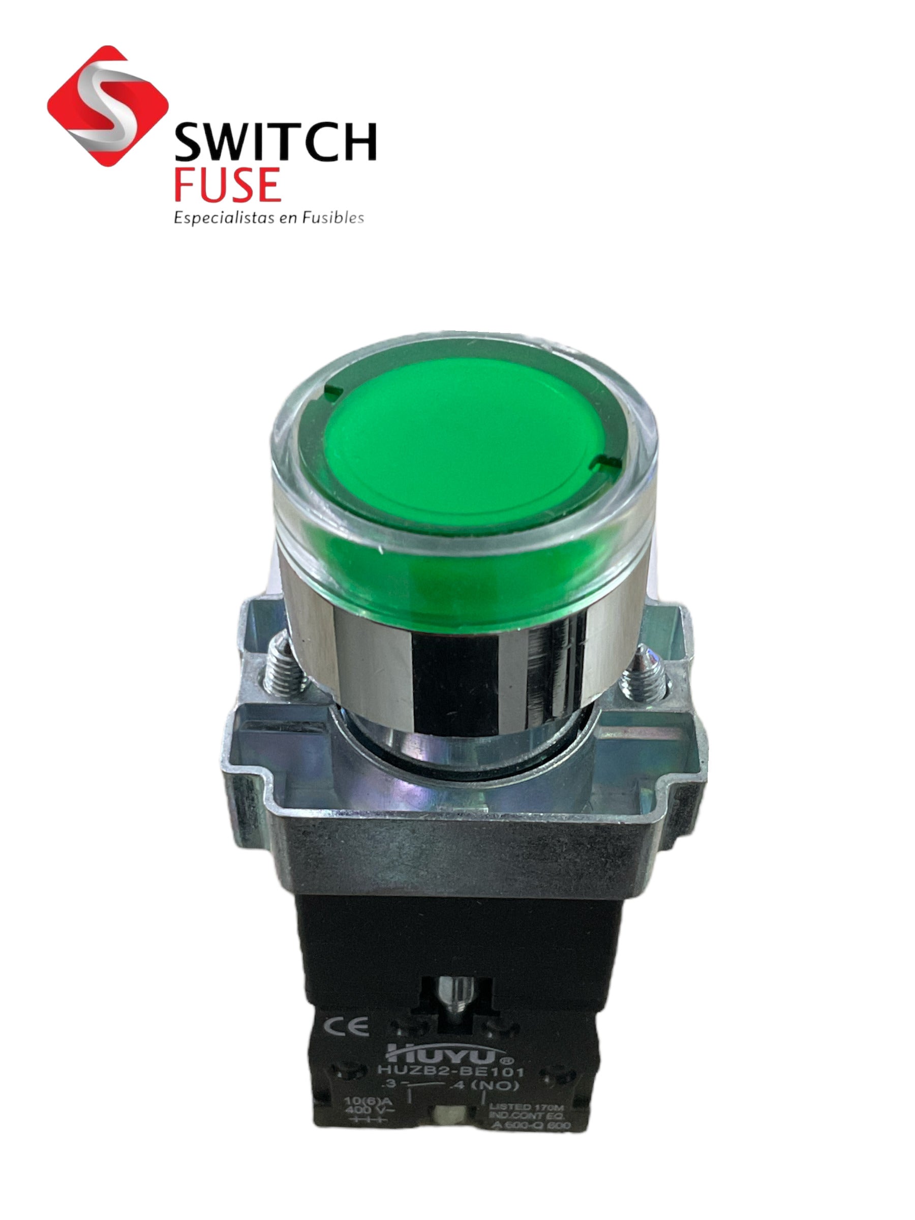 BOTON ILUMINADO VERDE BW3361 – SWITCHFUSE